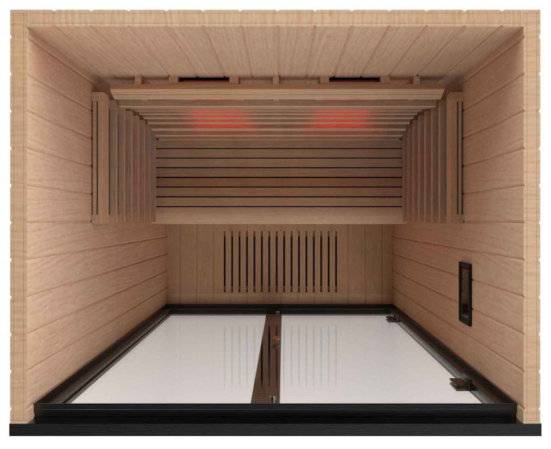 Harvia Onni Infra Small Element Infrarotkabine aus Abachi Infrarotsauna ...
