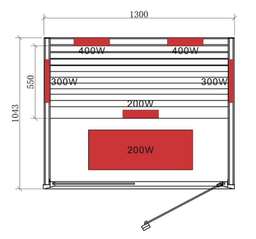 Harvia Onni Infra Small Element Infrarotkabine aus Abachi Infrarotsauna ...